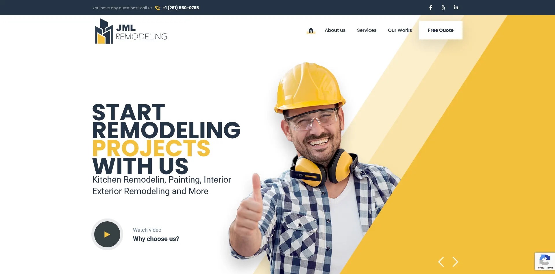 JML Remodeling - Affordable Web Design by triHead