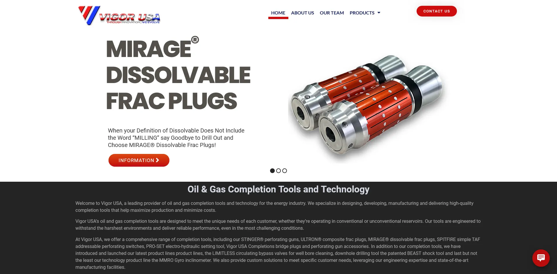 Vigor USA - Affordable Web Design by triHead